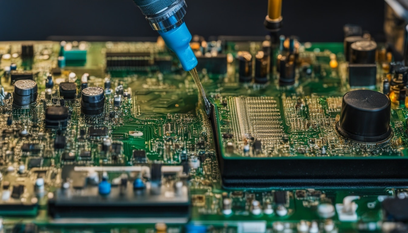 Ultraschallreinigung für Elektronik-Komponenten